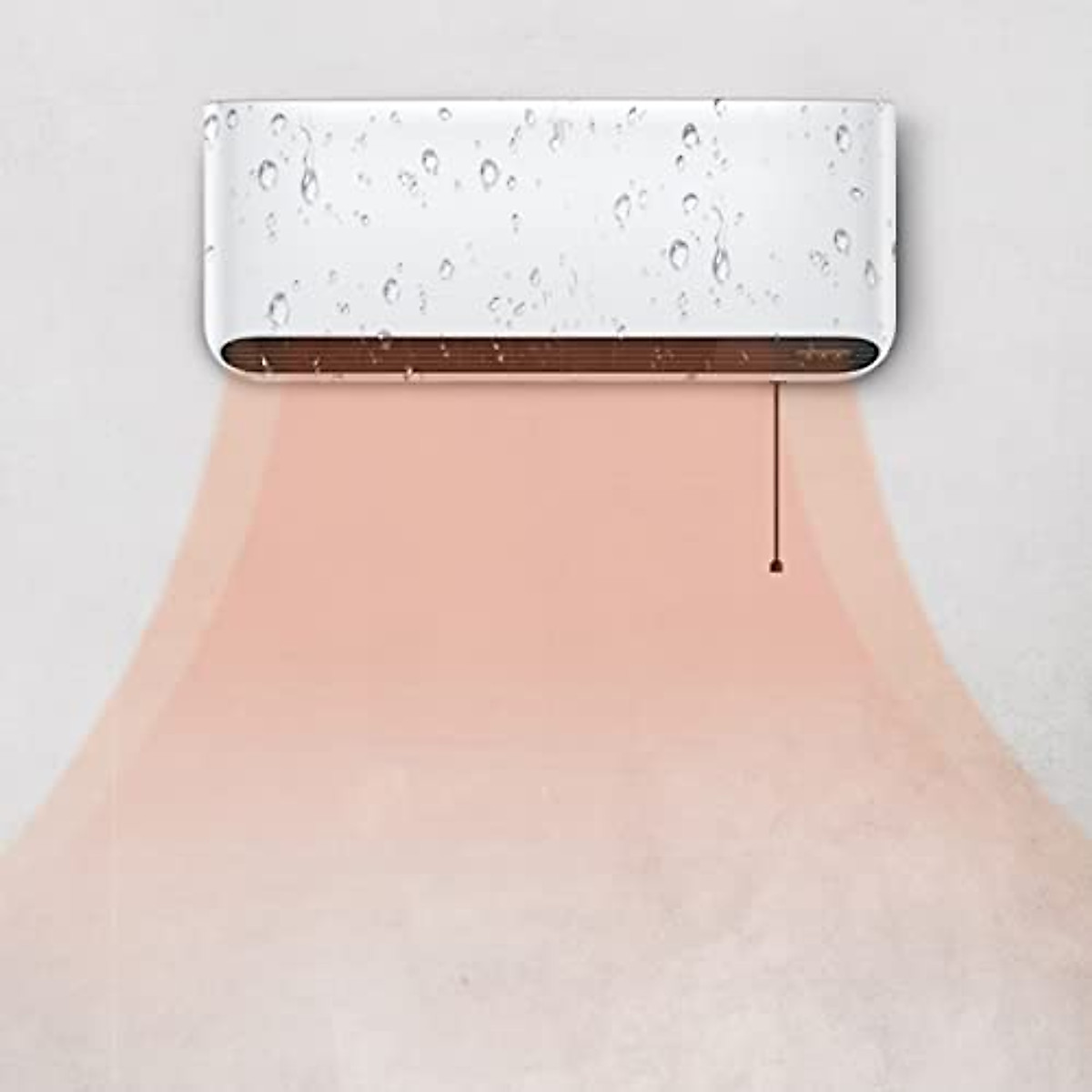 Outdoor Garden Heater Wall Mounted or Floor Standing Heater 2000W Ceramic Space Heaters, 2 Heat Settings and Fan Only Mode, Silent Electric Heater with Overheat Protection Patio He