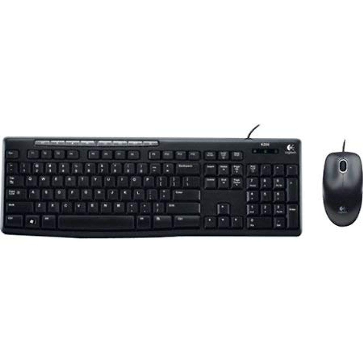 Logitech Media Combo MK200 Full-Size Keyboard and High-Definition Optical Mouse (920-002714)