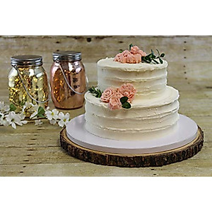 12 Inch Cake Board Drums Round, 6-Pack, White, Sturdy 1/2" Thick for Heavy Or Multi-Tiered Cakes