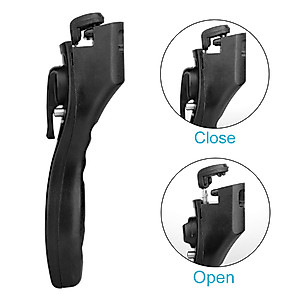 HAOHIZE Removable Handle Black, Detachable Removable Pan Handle,Universal Pot Handle Replacement,Frying Pan Universal Removable Handle Pan Bing Suitable for All Cookware Black