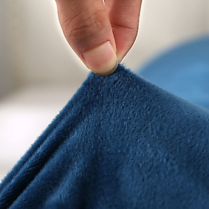 FENGFENG Navy Velvet Large Maternity J-Shaped Home Pregnancy Pillows for Sleeping,Pillow Pregnant Woman Stomach Lift Pillow Side Sleeping Pillow Waist Navy Pillow(31"x47"x70")