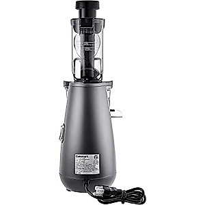 Cuisinart CSJ-300 Easy Clean Slow Juicer, Black and Grey