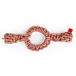 Reddy Copper Macrame Ring Dog Toy, Medium
