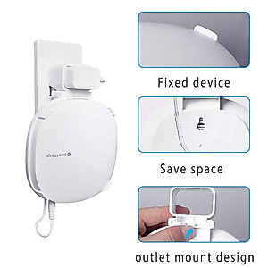 Koroao Outlet Holder Mount Only for Samsung SmartThings Hub 3rd Generation GP-U999SJVLGDA - Easy Installation and No Cord Clutter