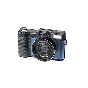 Minolta MND30 30 MP / 2.7K Ultra HD Digital Camera (Blue)