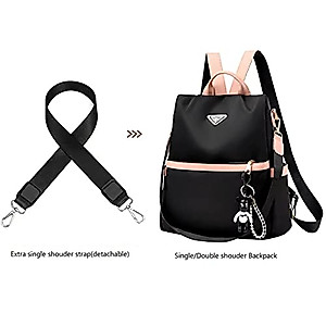 go-done Small Nylon Women Backpack Purse Anti-theft Fashion Travel Shoulder Bag,Ladies Single Shoulder Bag,Mini Backpack