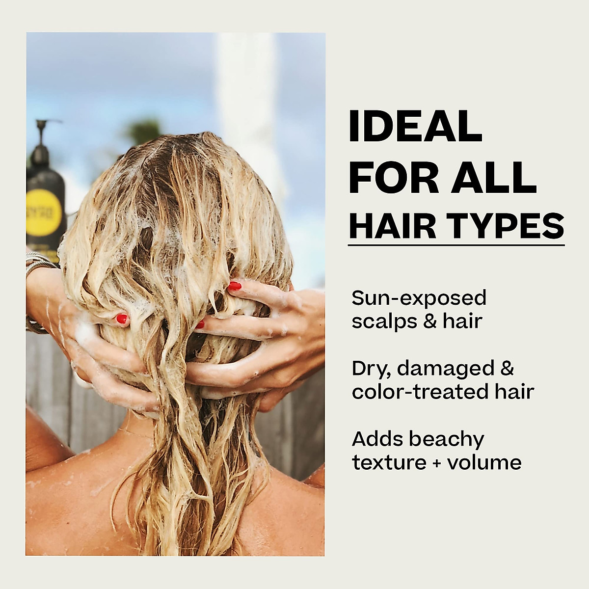 BYRD Purifying Shampoo – Gentle, Sulfate-Free Daily Cleanser, Adds Texture and Volume, For All Hair Types, 16 Oz