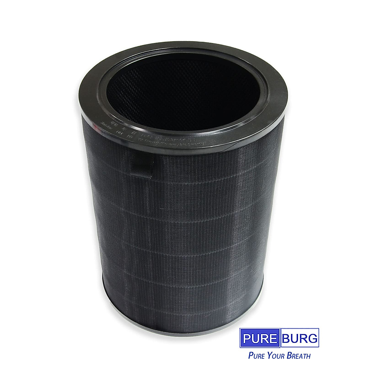 PUREBURG Replacement True HEPA Filter Compatible with Smartmi Air Purifier Large room,Model Number : KQJHQ01ZM,H13 4-Stage Filtration Activated Carbon 2-IN-1