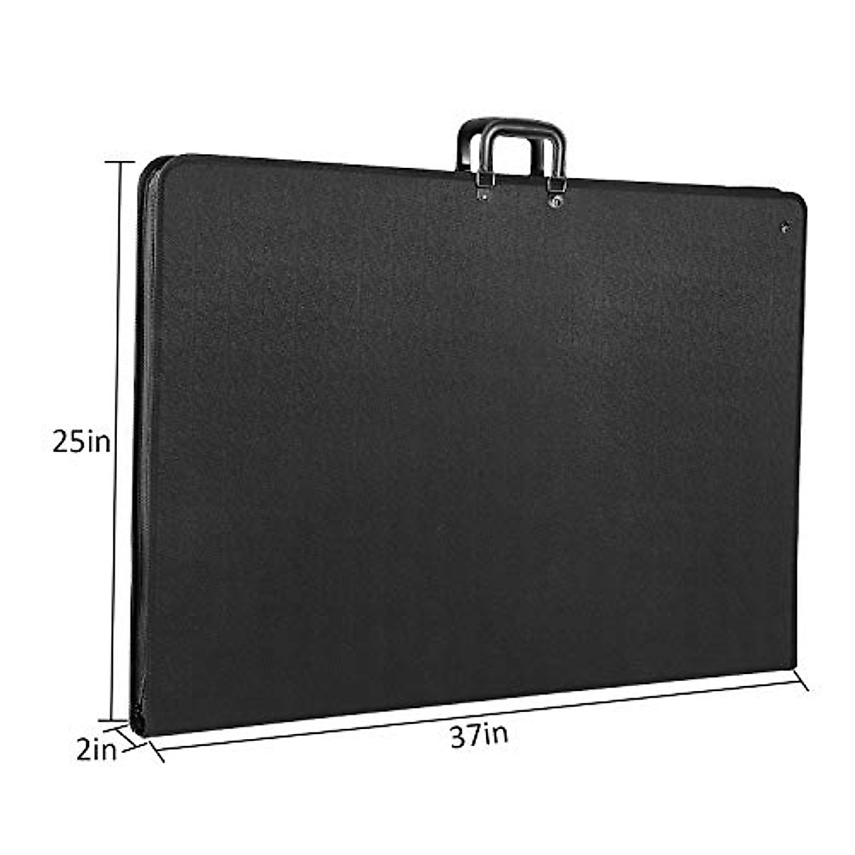 1st Place Products Professional Art Portfolio Case - 24 x 36 Inches - Light Weight & Durable - Shoulder Strap & Handle Options - Three Inside Pockets - Water Resistant - Documents Posters Monitors
