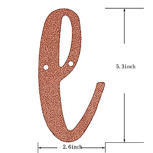 Love is Sweet Banner - Perfect Decoration for Engagement, Wedding, Anniversary, Valentine's Day Party, Bridal Shower - Beautiful Sparkling Rose Cardstock Pape