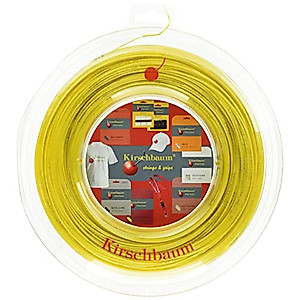 Kirschbaum Reel Competition Tennis String, 1.30mm/16-Gauge, Yellow