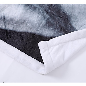 Zevrez Husky Dog Blanket, Cute Husky Gifts Kids Throw Blanket with Dog on It Soft Flannel Blanket Gift for Husky Lovers Boys Girls Sofa Bed(Dog 3, 48"x60")