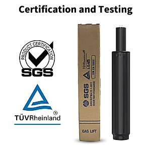 HEADMALL Office Chair Cylinder Replacement, 4.7 Inches Hydraulic Cylinder Replacement, Office Chair Piston Universal Fit Black Y10-4.7 Inches