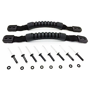 Pactrade Marine Kayak, Canoe Or Luggage Handles Durable Rubber with TRI Grip Rivets Set of 1