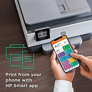 HP OfficeJet Pro 9015e Wireless Color All-in-One Printer with 6 Months Free Ink (1G5L3A) (Renewed Premium)