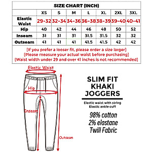 ITALYMORN Jogger Pants for Men Breathable Casual Pants (Dark Brown, XX-Large)