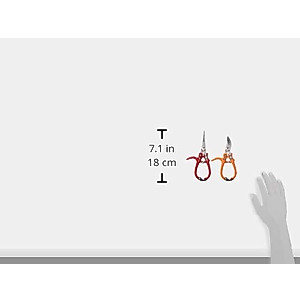 2 - pack Q-yard Pruning Shear, Mini- Extra Sharp Garden Hand Pruners, Easier Cutting, Comfortable Ergonomic, Less Effort - Gardening Scissors for Men & Women