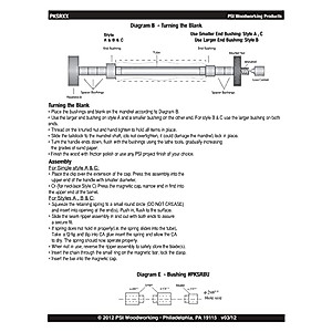 Penn State Industries PKSRSS Chrome Seam Ripper Kit Starter Package Woodturning Project