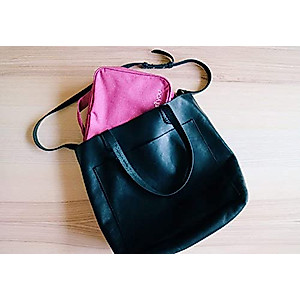 purifyou Classic Insulated Lunch Box - Compact, Easy Wash, Smooth Zipper & Lightweight - Tote Bag & Container, Lunch Bag for Men, Women, Adults (Ladies, Red)