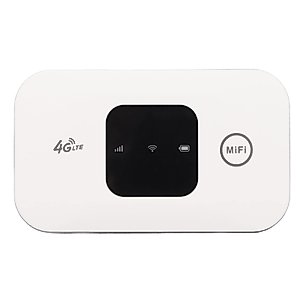 Portable Internet Hotspot, 150Mbps High Speed 4G Strong Coverage Unlocked SIM Card Router Supports Band B1/3/5/7/8/20/40, for Home, Office, Travel