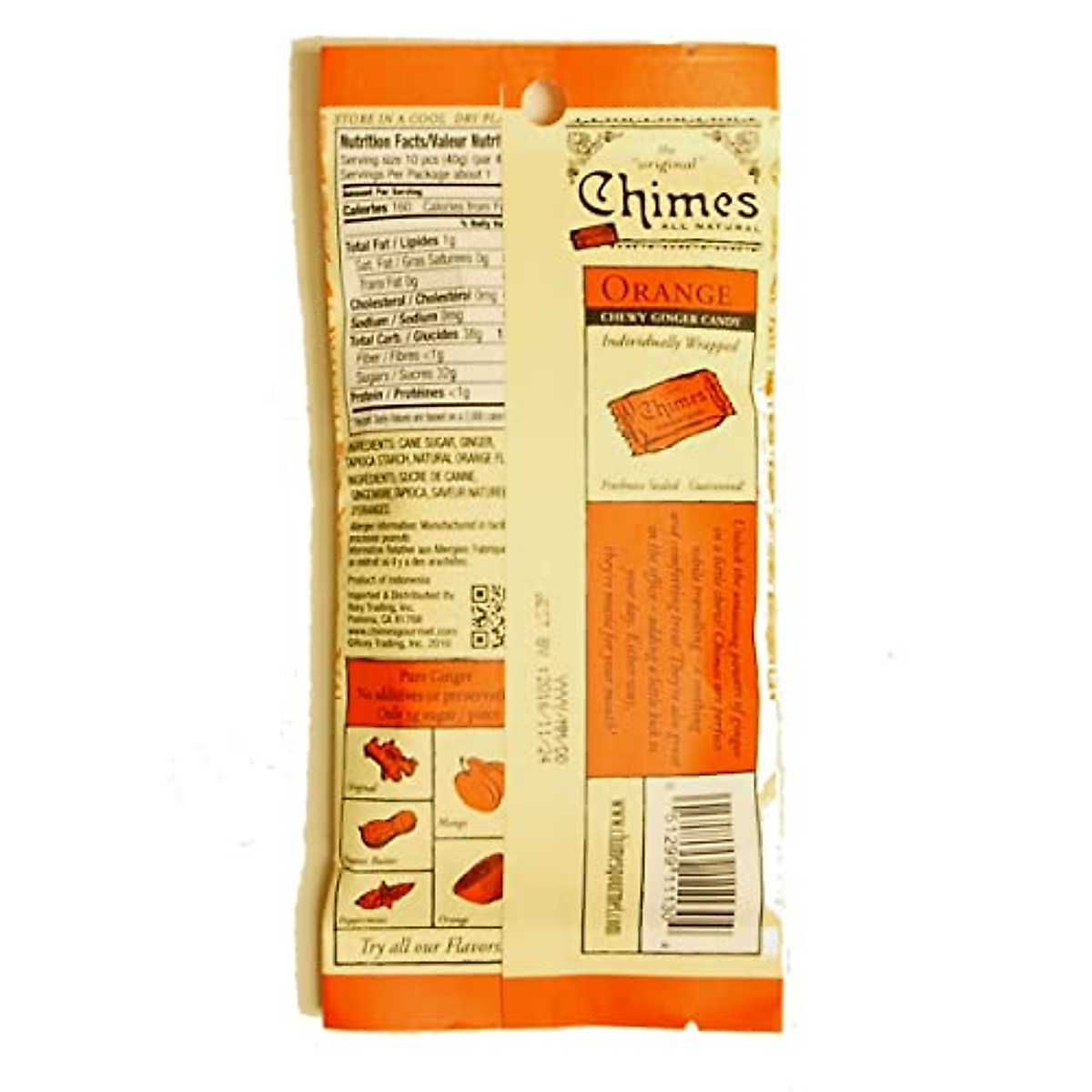 Chimes' Ginger Chews - Variety 3 Pack - Original, Mango, and Orange