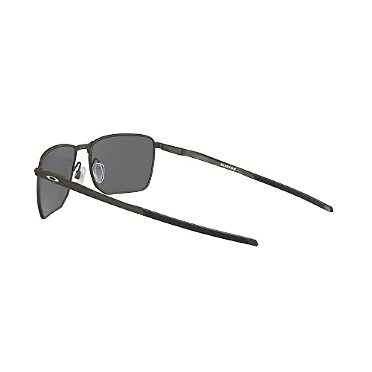 Oakley Men's OO4142 Ejector Rectangular Sunglasses, Carbon/Prizm Black Polarized, 58 mm