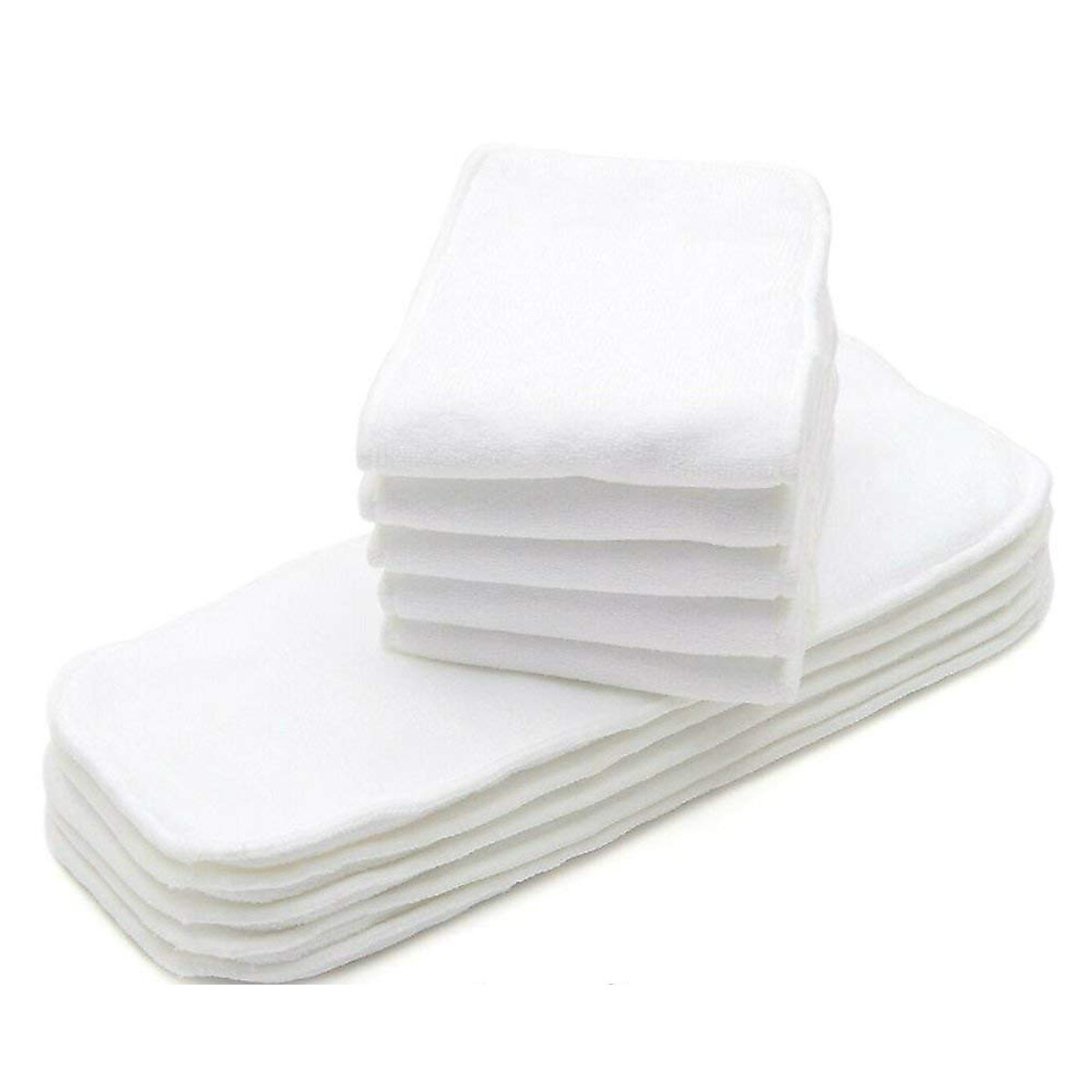 12 KaWaii Baby One Size HD3 Cloth Diapers + 24 One Size Stay-Dry Super Absorbent Inserts 8-36 pounds Unisex - Best Daycare Cloth Diaper