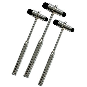 Set of 3 Buck Hammer - Reflex Hammer - Neuro Diagnostics Examination Hammer - with German Stainless Steel Handle