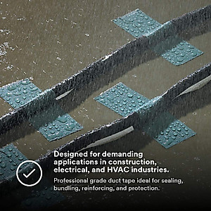 3M 8979 Performance Plus Duct Tape, Slate Blue, 1.88" x 25 yds x 12.1 mil - Removes Cleanly - High Performance for Splicing/Taping Insulation, Capping Pipe, Temporary Repair, 1 Pack