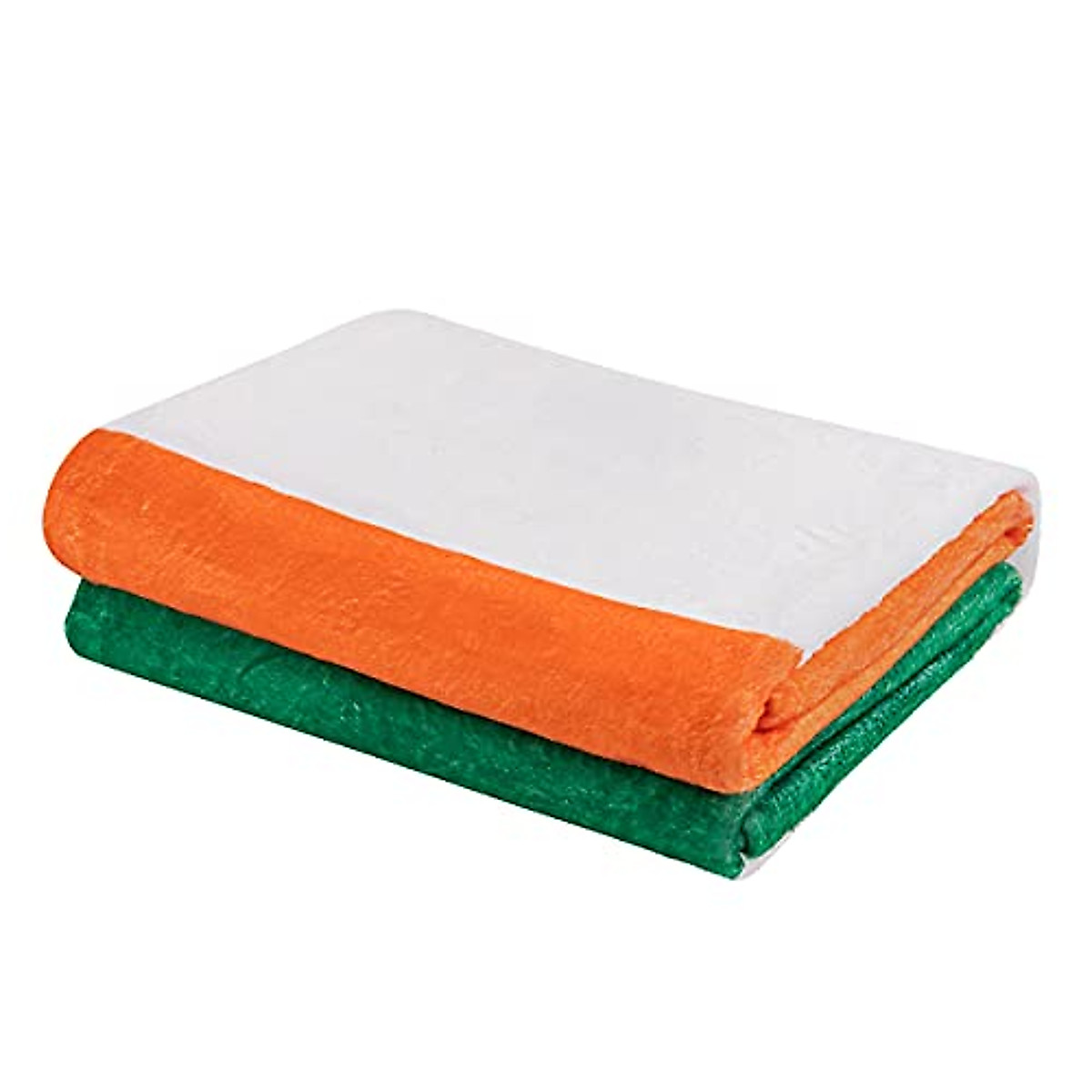 Irish Flag Throw Blanket, Super-Soft Extra-Large Ireland Flag Blanket for Men, Women, Teens and Children, Fleece Irish National Flag Blanket (50in x 60in) Warm and Cozy Throw for Events, Décor or Bed