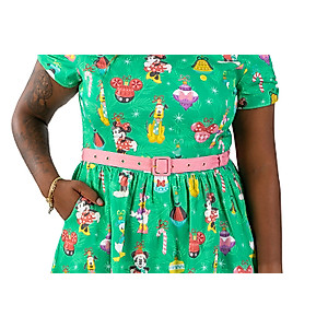 Loungefly Stitch Shoppe Disney Ornament Friends Dress, Size Extra-Small