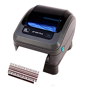 #S6B Zebra ZP 500 Plus Label Printer ZP500-0103-0017 W/Prints, Power, USB Cables
