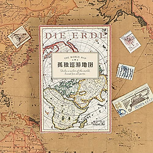 Paper Postcards,The World Map Vintage old travel Postcards,Retro Style Set of 30 Different Designs,Perfect for Wedding Party Guest Book