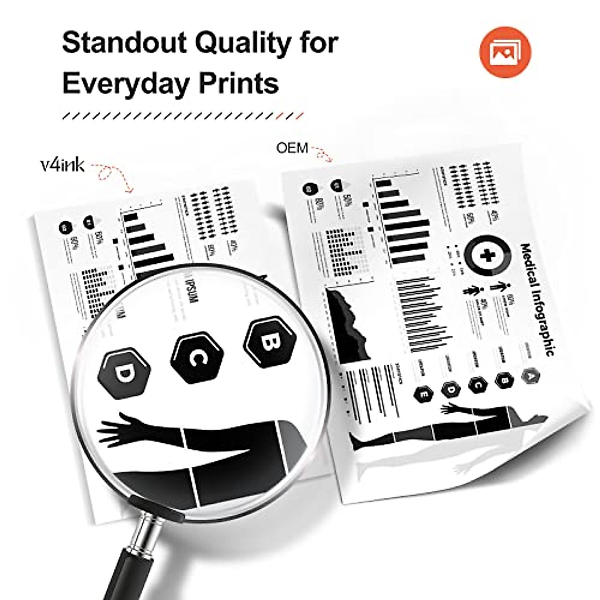 v4ink Remanufactured 410A Toner Cartridge Replacement for HP 410A CF410A Toner Cartridge Black Ink for HP Color Pro M452dn M452dw M452nw MFP M477fnw M477fdw M477fdn M377dw Printer, 1 Pack Black