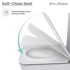 Swiss Madison Well Made Forever SM-1T106 Concorde One Piece Toilet, Glossy White