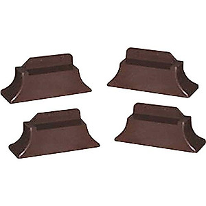 Stander Recliner Risers, Non-Slip Chair Lifters for Adults, Seniors, and Elderly, Low Profile Seat Raiser for Sitting and Standing Assistance, Compatible with Wooden Base Recliners, Set of 4