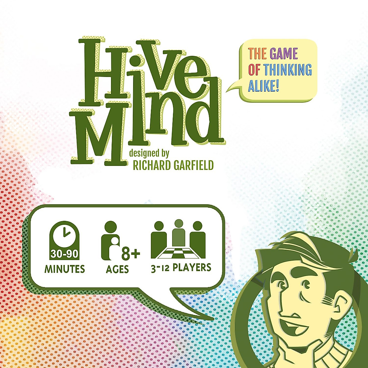 Hive Mind by Calliope Games - How Well Do You Think Alike - Enjoy with Family, Relatives, and Friends Indoor, Outdoor, Or Anywhere for 3+ Players Ages 8+ - from The Makers of Tsuro and Roll for It!