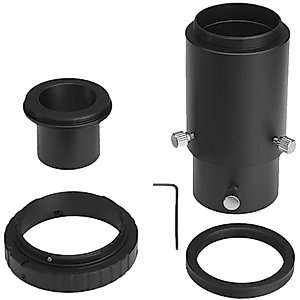 Gosky Deluxe Telescope Camera Adapter Kit Compatible with Canon EOS/Rebel DSLR - Prime Focus and Variable Projection Eyepiece Photography - Fits Standard 1.25" Telescopes - Accepts 1.25" Eyepieces