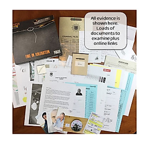 Murder Mystery Party Case Files: Fire in Adlerstein for 1 or More Players Ages 14 and Up