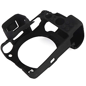 Easy Hood Camera Case Compatible with Nikon Z6 Z7 Z6 II Z7 II Digital Camera, Anti-Scratch Soft Silicone Rubber Housing Case Shell Protective Camera Cover Skin Protector (Black)