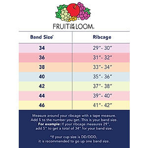 Fruit of the Loom Girls' Cotton Built-up Stretch Sports Bra, Passion Fruit with Black/White/Black, 32