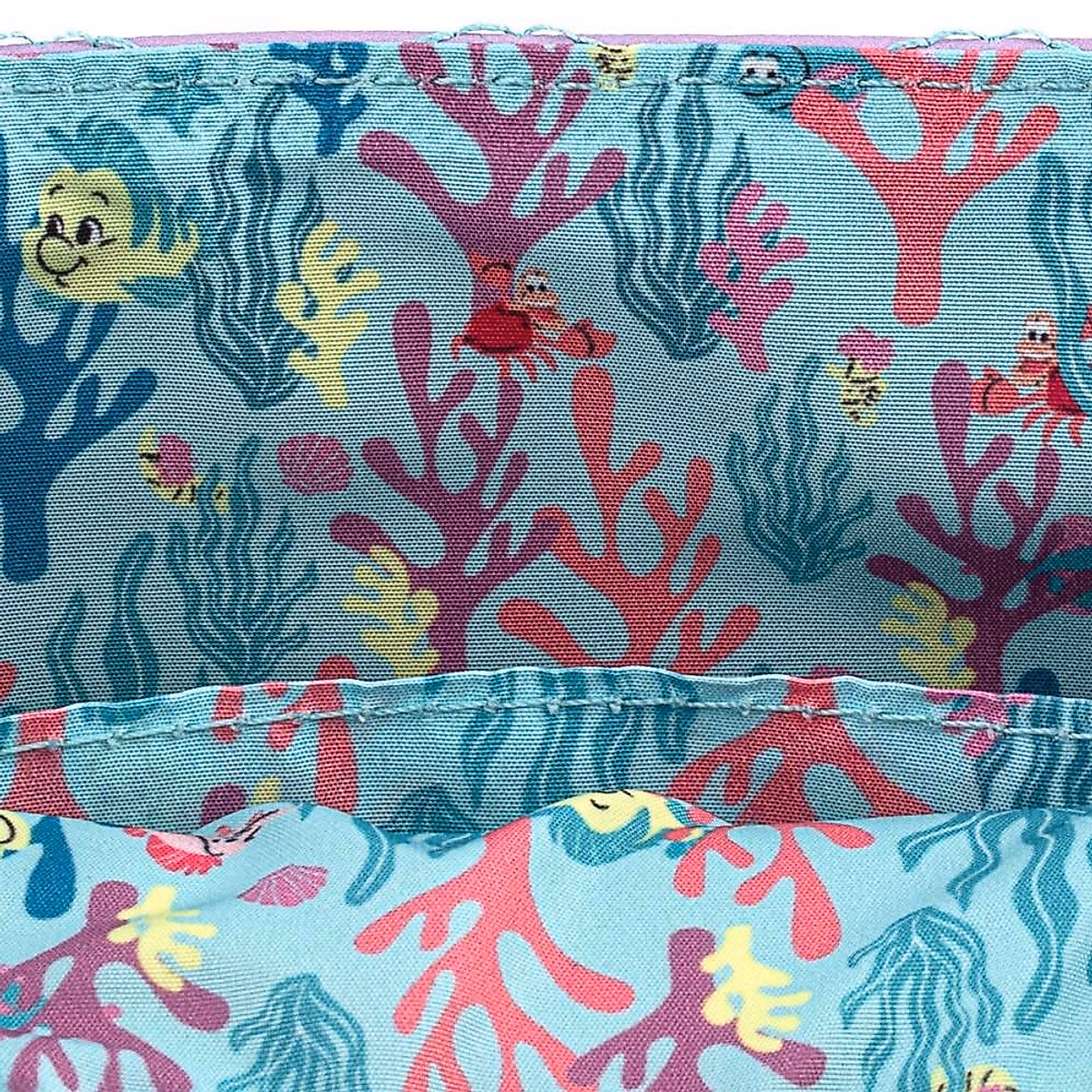 Loungefly Little Mermaid Ombre Scales Shell Handle Crossbody