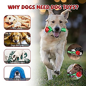 ucho Dog Chew Toys for Aggressive Chewers, Rose Dog Toys for Small Meduium Large Dogs, Interactive Dog Chew Toys for Training and Cleaning Teeth