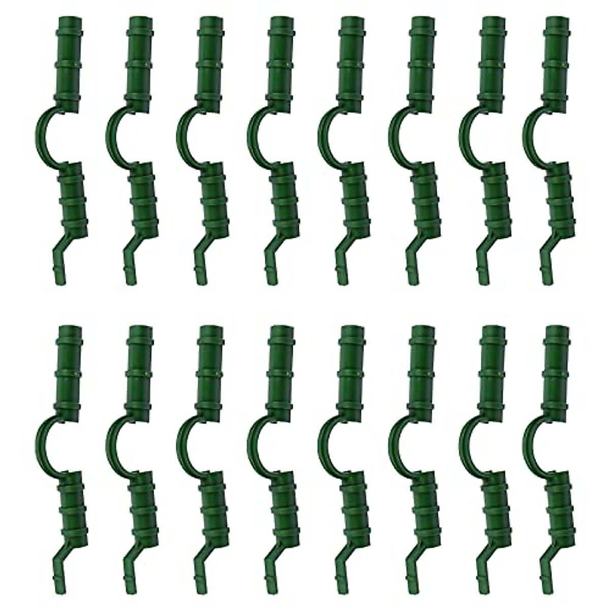 Cabilock 20pcs Garden Building Tube Clip Greenhouses Row Covers Clips Shelters Banner Frame Greenhouse Frame Pipe Tube Film Clip