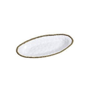 Pampa Bay Golden Salerno Oval Serving Piece