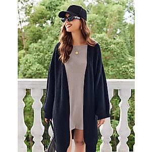 Ekouaer 3 Pack Women's Classic Short Sleeves Sleepshirt Waffle Knit Sleepwear Set 2 L