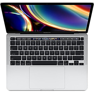 2020 Apple MacBook Pro with 2.0GHz Intel Core i5 (13-inch, 16GB RAM, 1TB SSD Storage) - Silver (Renewed)