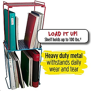 Five Star Locker Accessories, Locker Shelf, Extra Tall, Holds up to 100 Lbs. Fits 12" Width Lockers, Lime (38227)