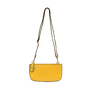 Joy Susan Women's Fashion Purse Mini Crossbody Wristlet Clutch Handbag - Goldenrod
