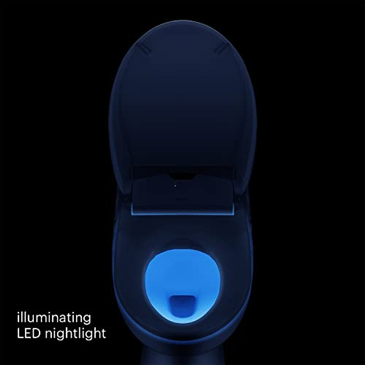 Brondell Swash S1200-EW Luxury Bidet Toilet Seat in Elongated White with Dual Stainless-Steel Nozzles | Endless Warm Water | Programmable User Settings | Self-Cleaning Nozzles | Nightlight